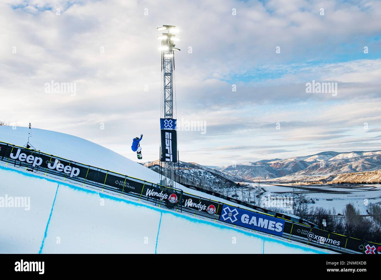 Telluride's Lucas Foster airs out of the superpipe on his second hit ...