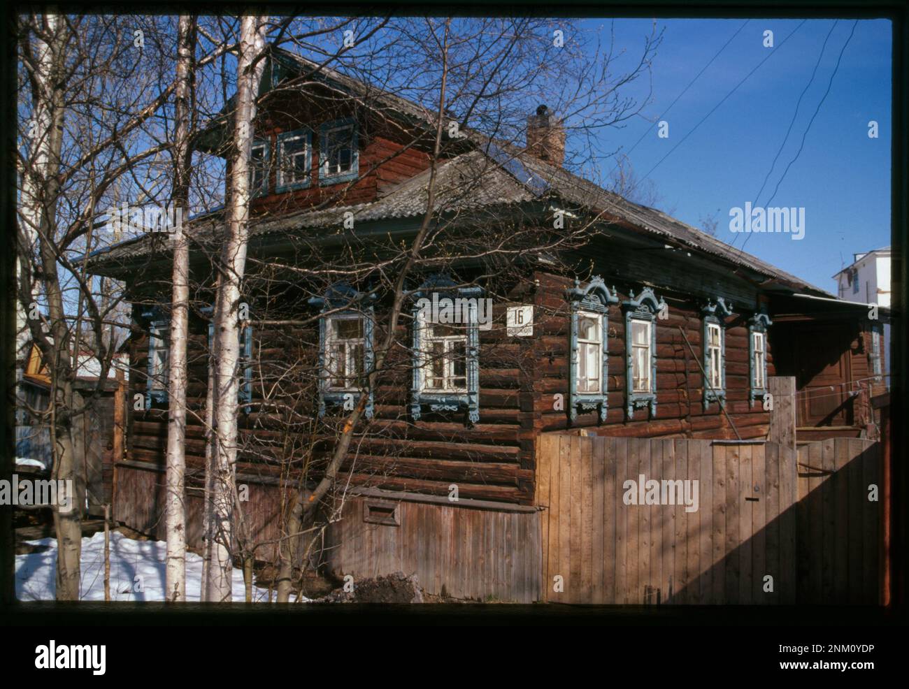 This late 19th-century log house located on Krasnoarmeiskii Street in ...