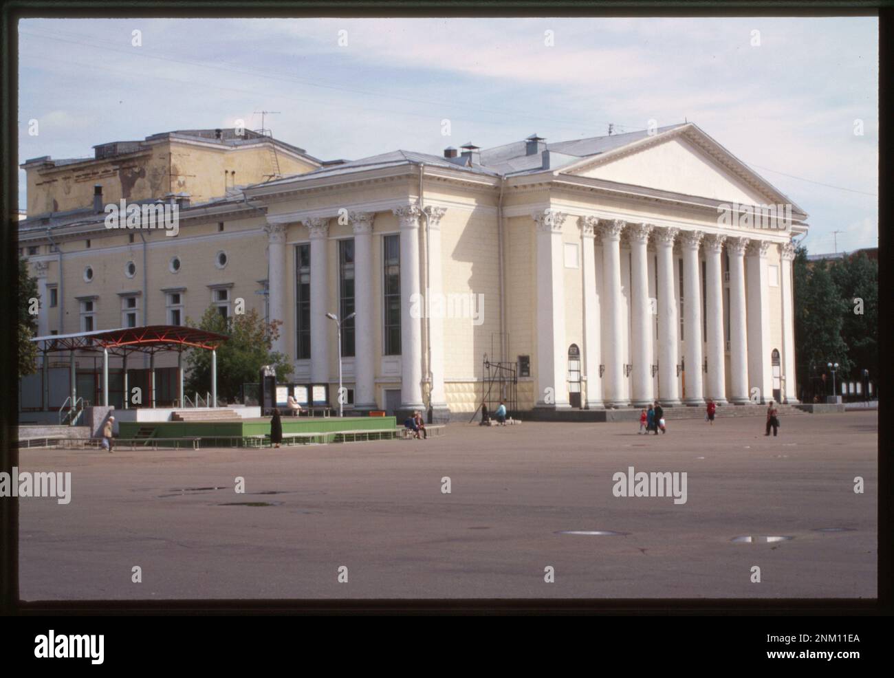 The Kirov Drama Theater, built in 1939 in Viatka (now Kirov), Russia ...