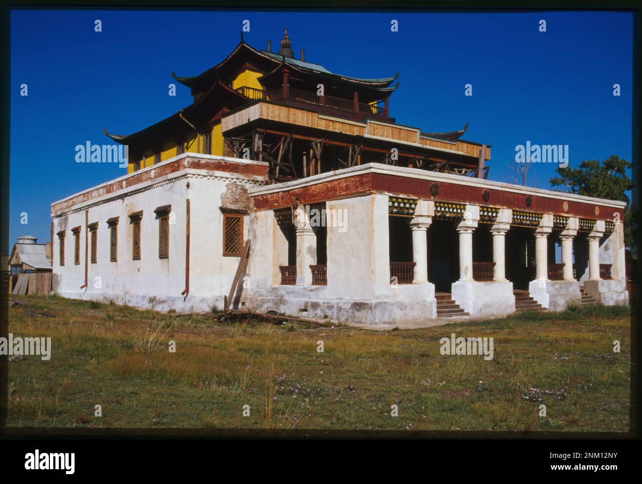 The main temple of Gusinoe Ozero Datsan, built between 1858-70, is a ...