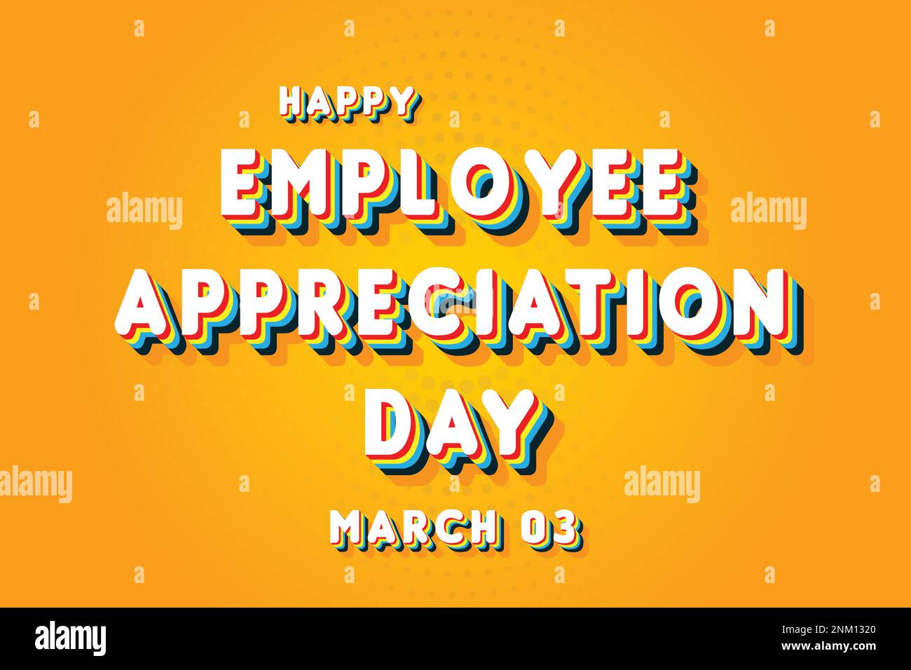 Happy Employee Appreciation Day, Employee of the month Stock Vector ...