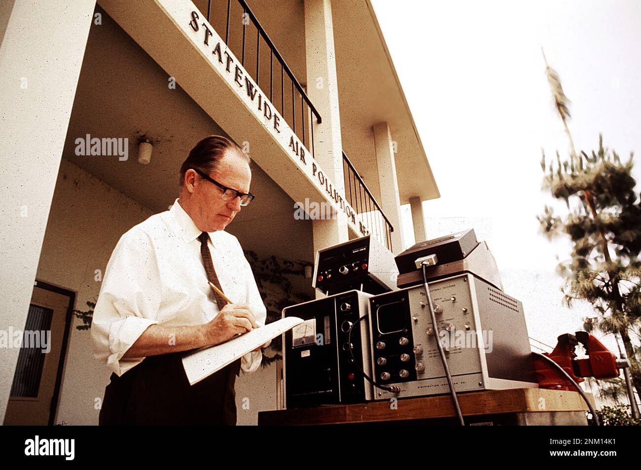 1970s United States: Edgar Stephens, professor of environmental science ...