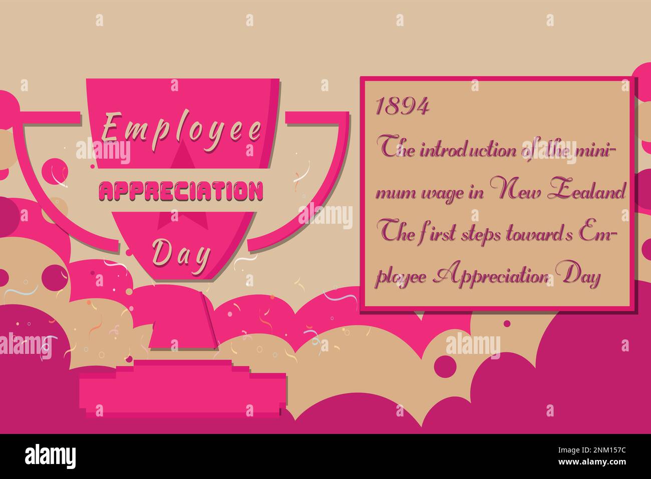 Happy Employee Appreciation Day, Employee of the month Stock Vector ...