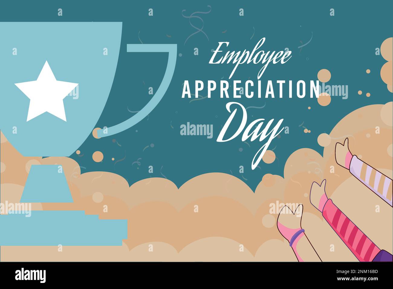 Happy Employee Appreciation Day, Employee of the month Stock Vector ...