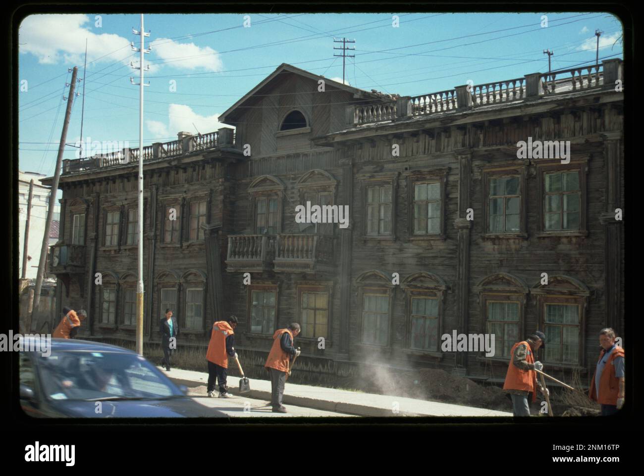 An apartment house on Yaroslavskii Street 31 in Yakutsk, built around ...