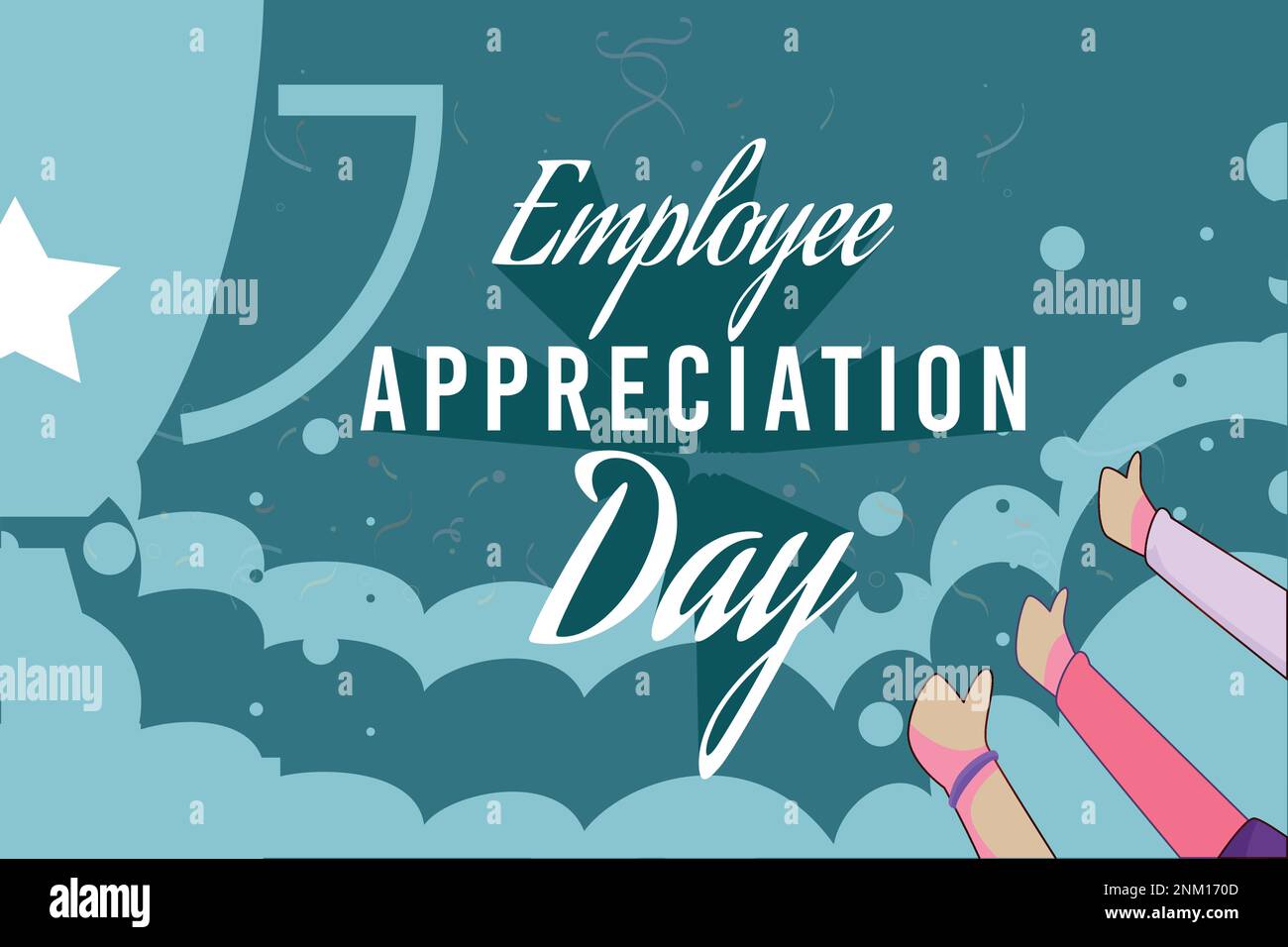 Happy Employee Appreciation Day, Employee of the month Stock Vector ...