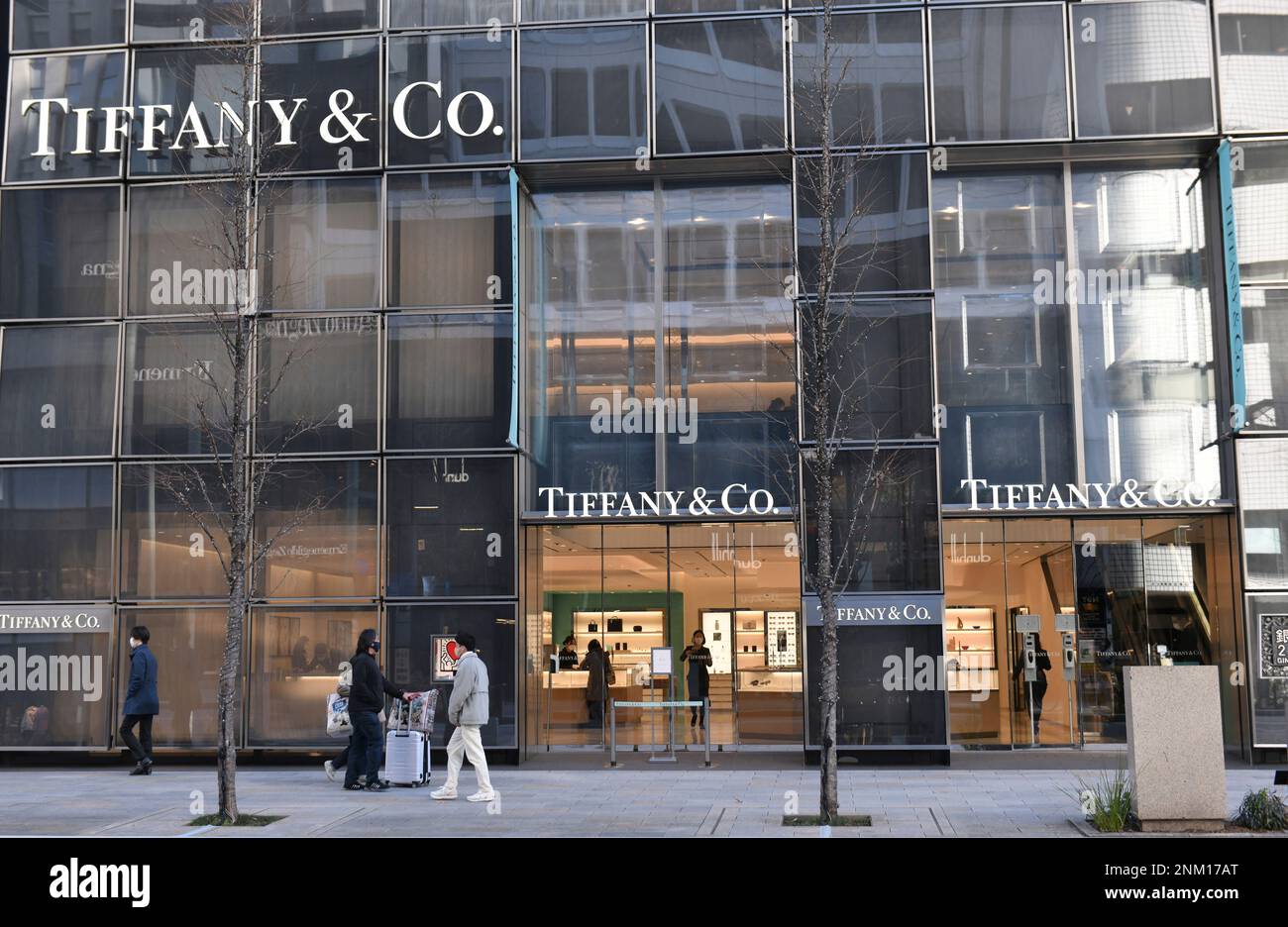 Tiffany Flagship Store Ginza is pictured in Ginza, Chuo Ward, Tokyo on Jan. 13, 2022. Tiffany ...