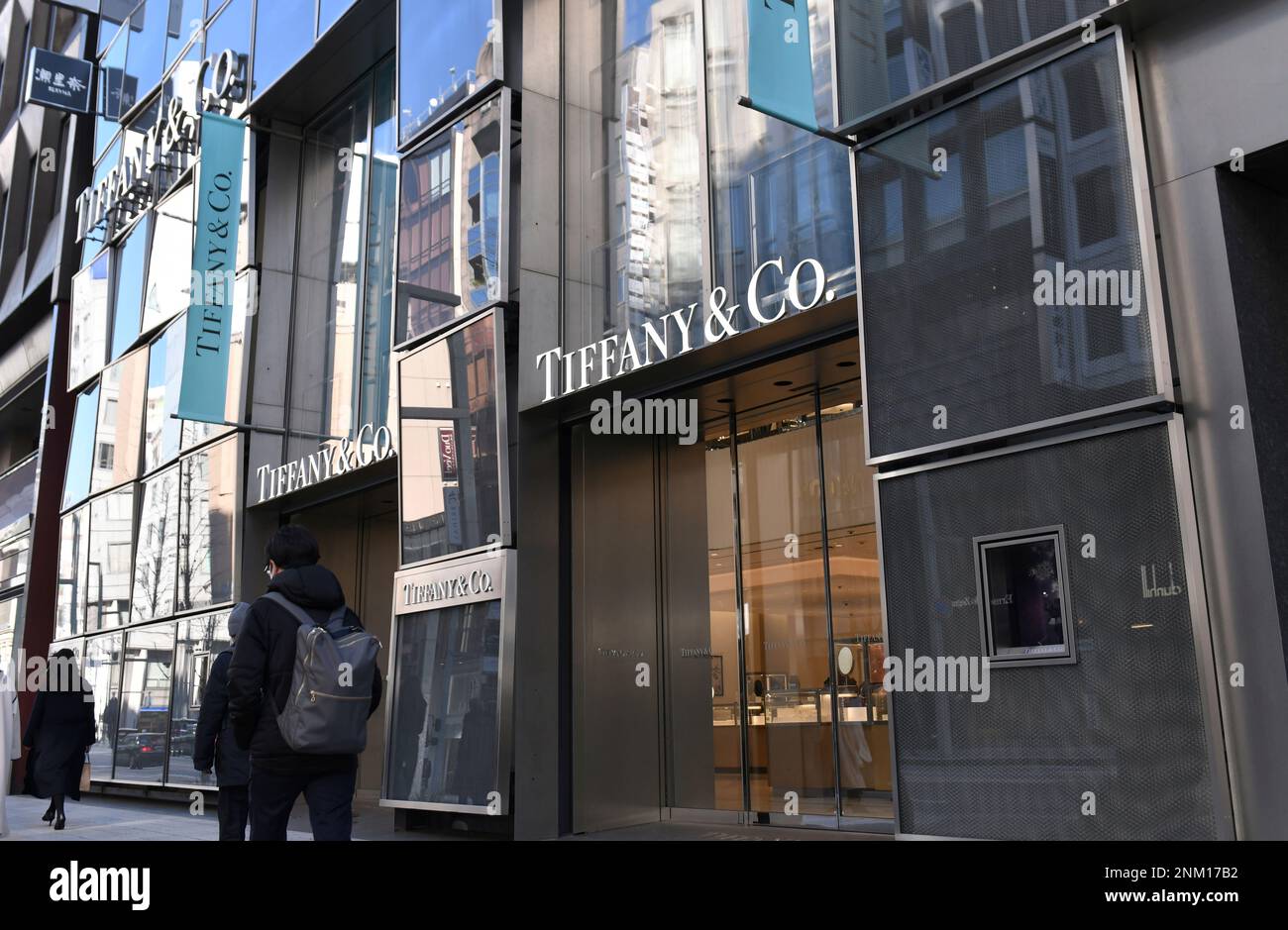 Tiffany Flagship Store Ginza is pictured in Ginza, Chuo Ward, Tokyo on ...