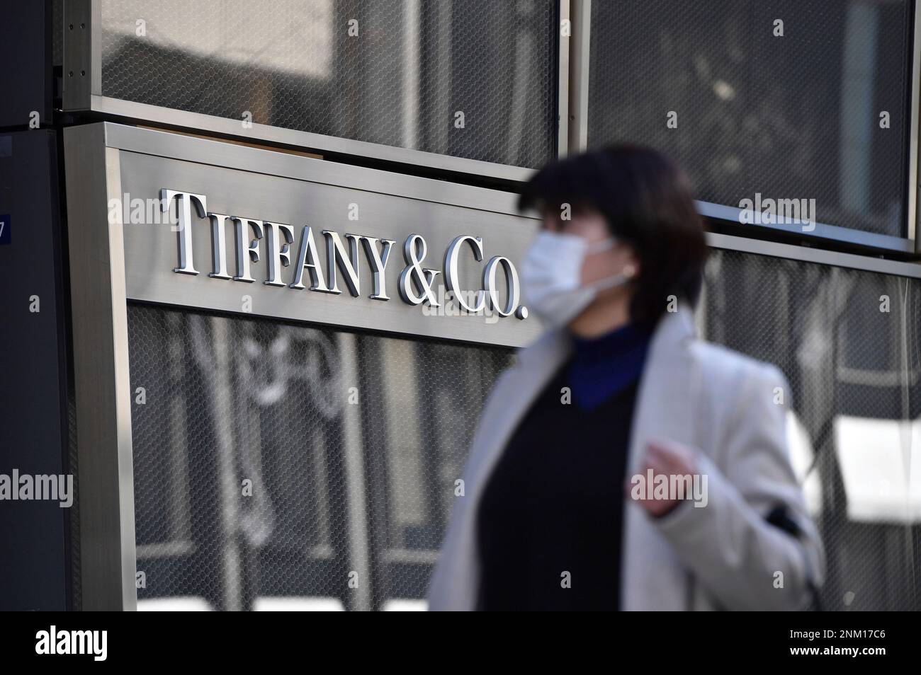Tiffany Flagship Store Ginza is pictured in Ginza, Chuo Ward, Tokyo on ...
