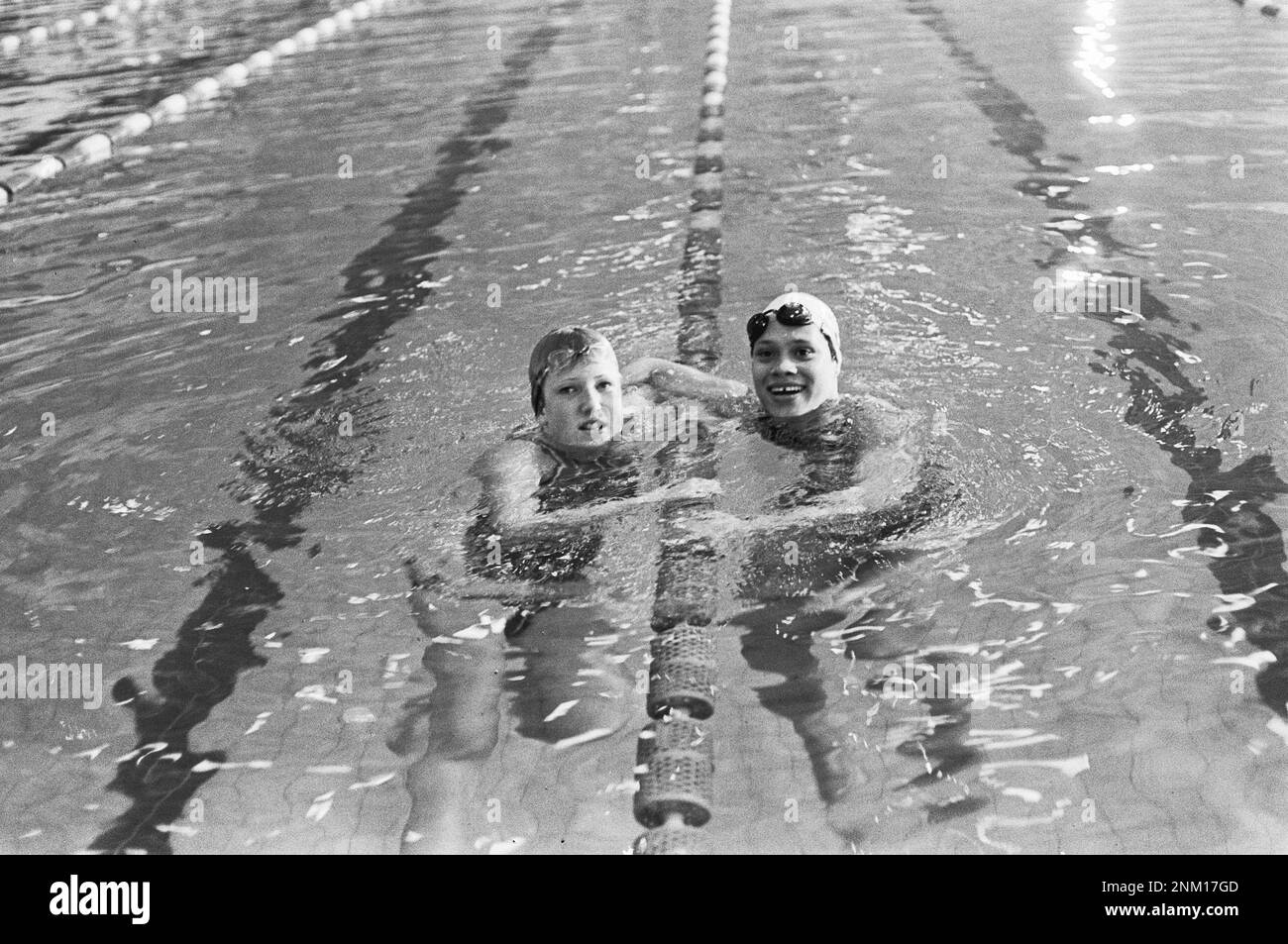 Swimming selection competition for the Olympic Games, Annelies Maas and ...