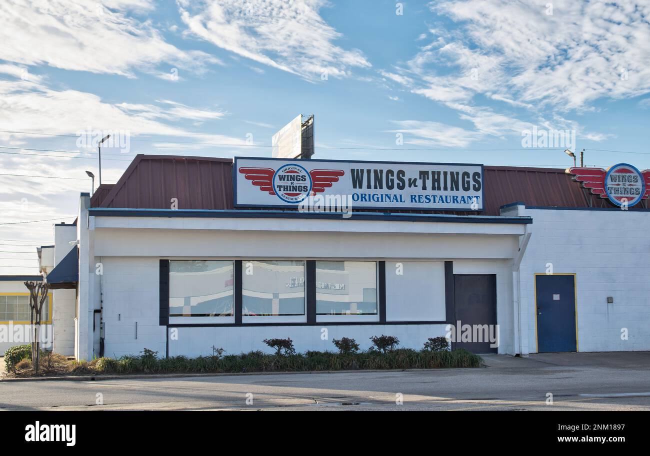 Houston, Texas USA 02-10-2023: Wings n Things business storefront ...
