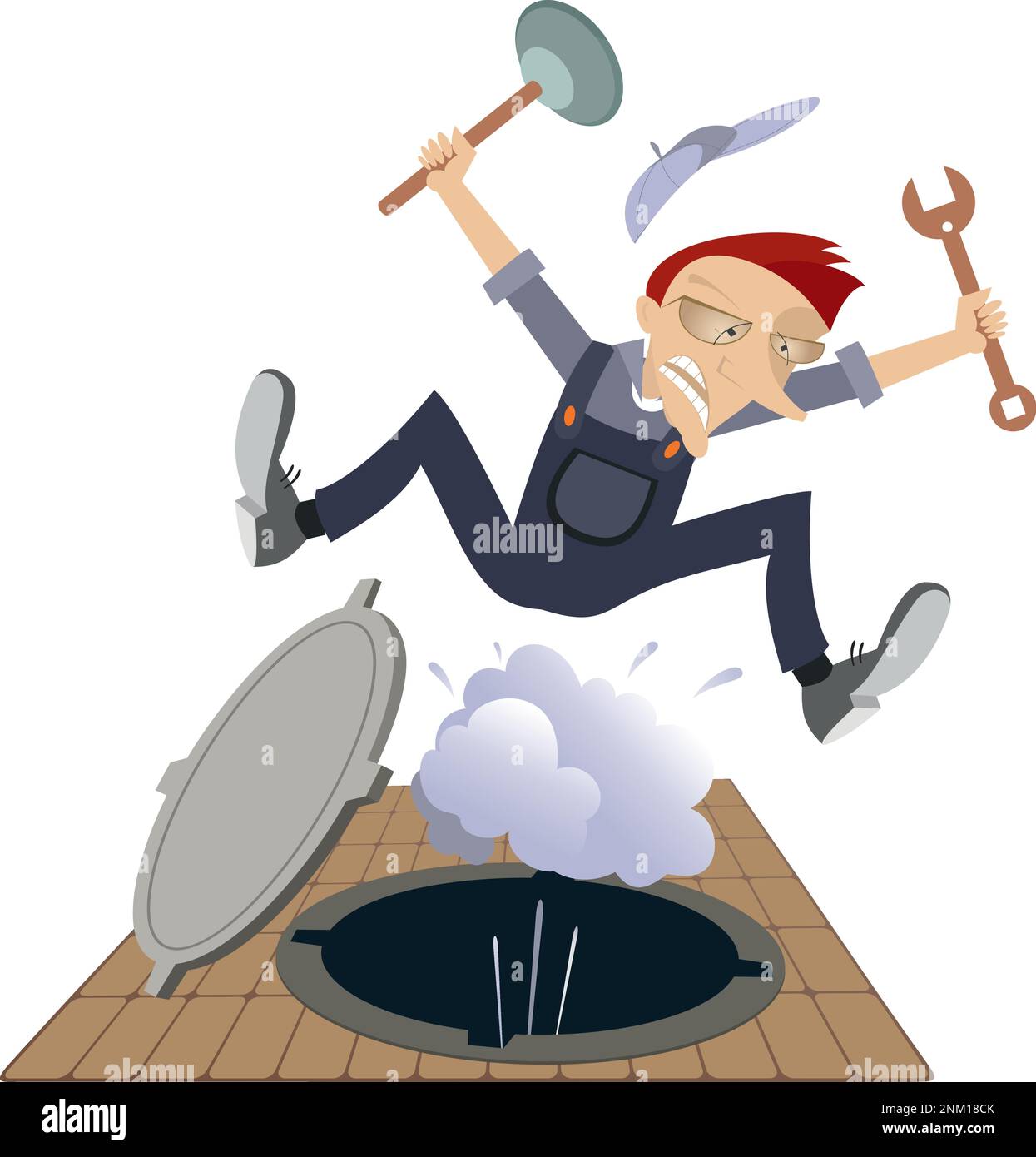 Valve manhole Stock Vector Images - Alamy