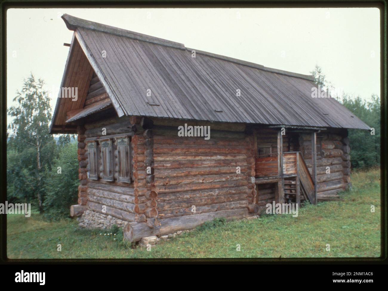 The Igoshev house, a mid-19th-century log structure originally from the ...