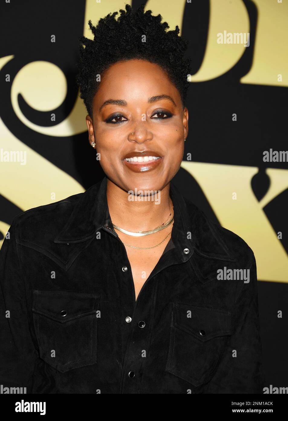 HOLLYWOOD, CALIFORNIA - FEBRUARY 23: Ayesha Harris attends the Los ...