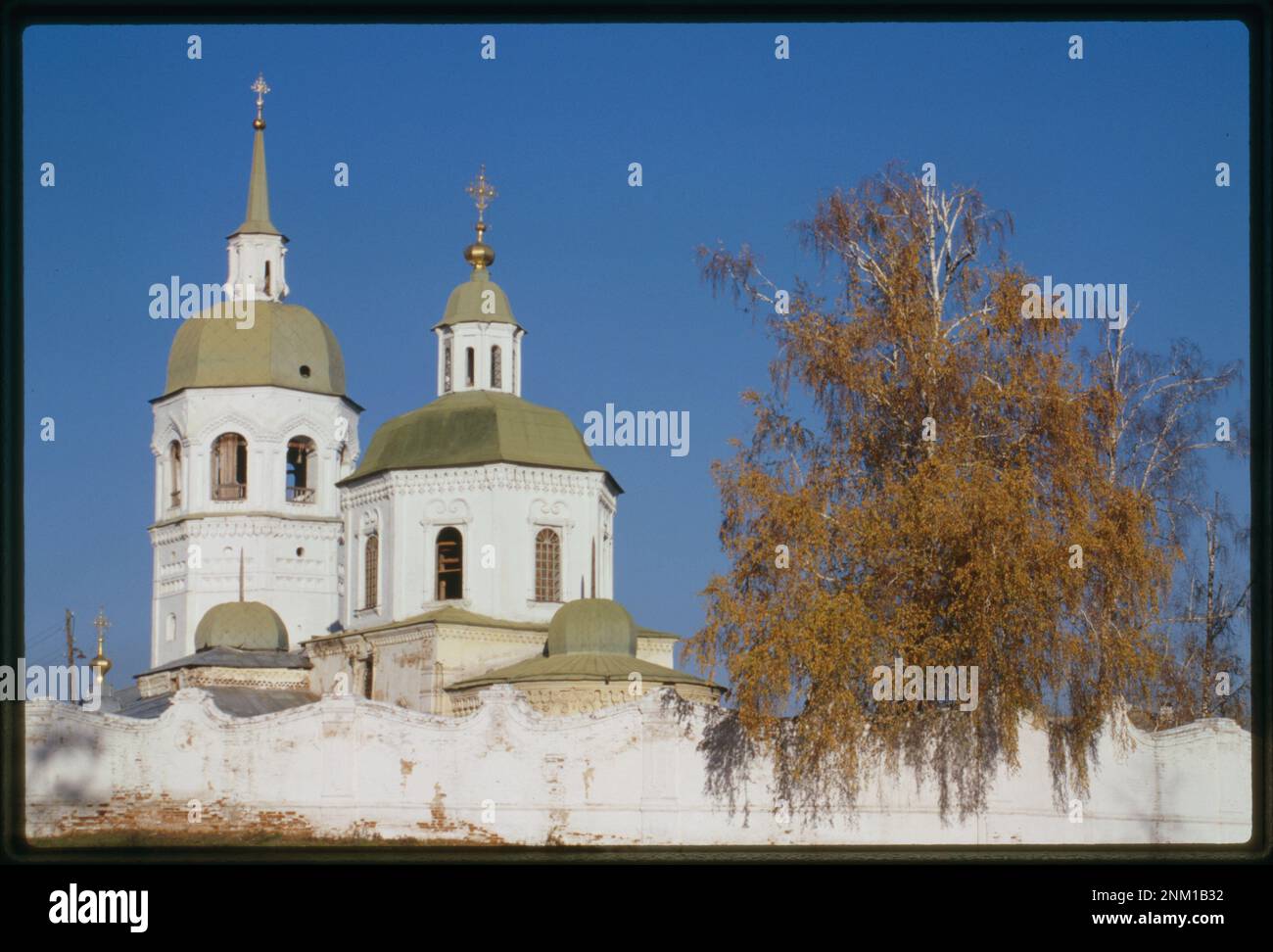 The Monastery of the Transfiguration of the Savior, with its church and ...