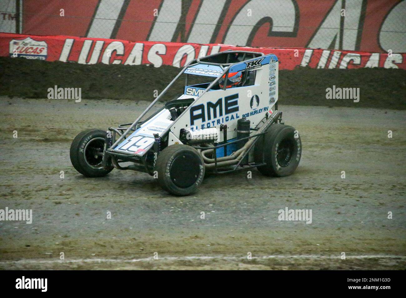 Tanner Thorson races in the A Feature during the final night of the ...