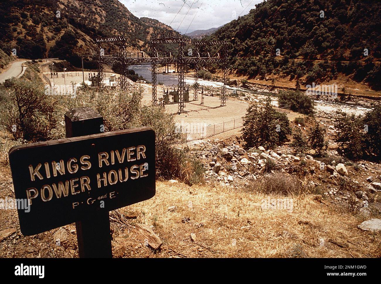 1970s United States: Kings River Power House (electricity power station ...