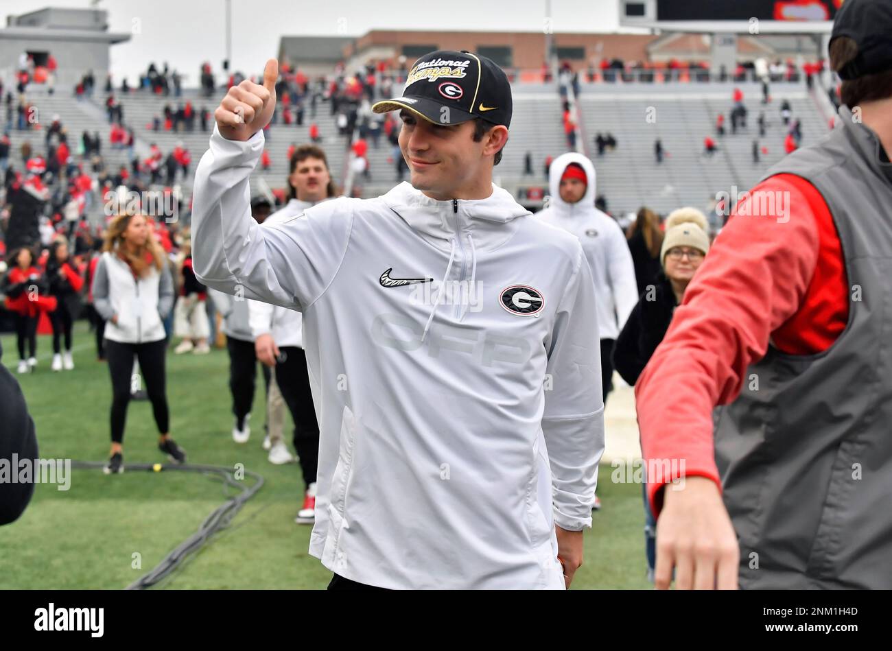 ATHENS, GA - JANUARY 15: Georgia Bulldogs quarterback Stetson Bennett ...