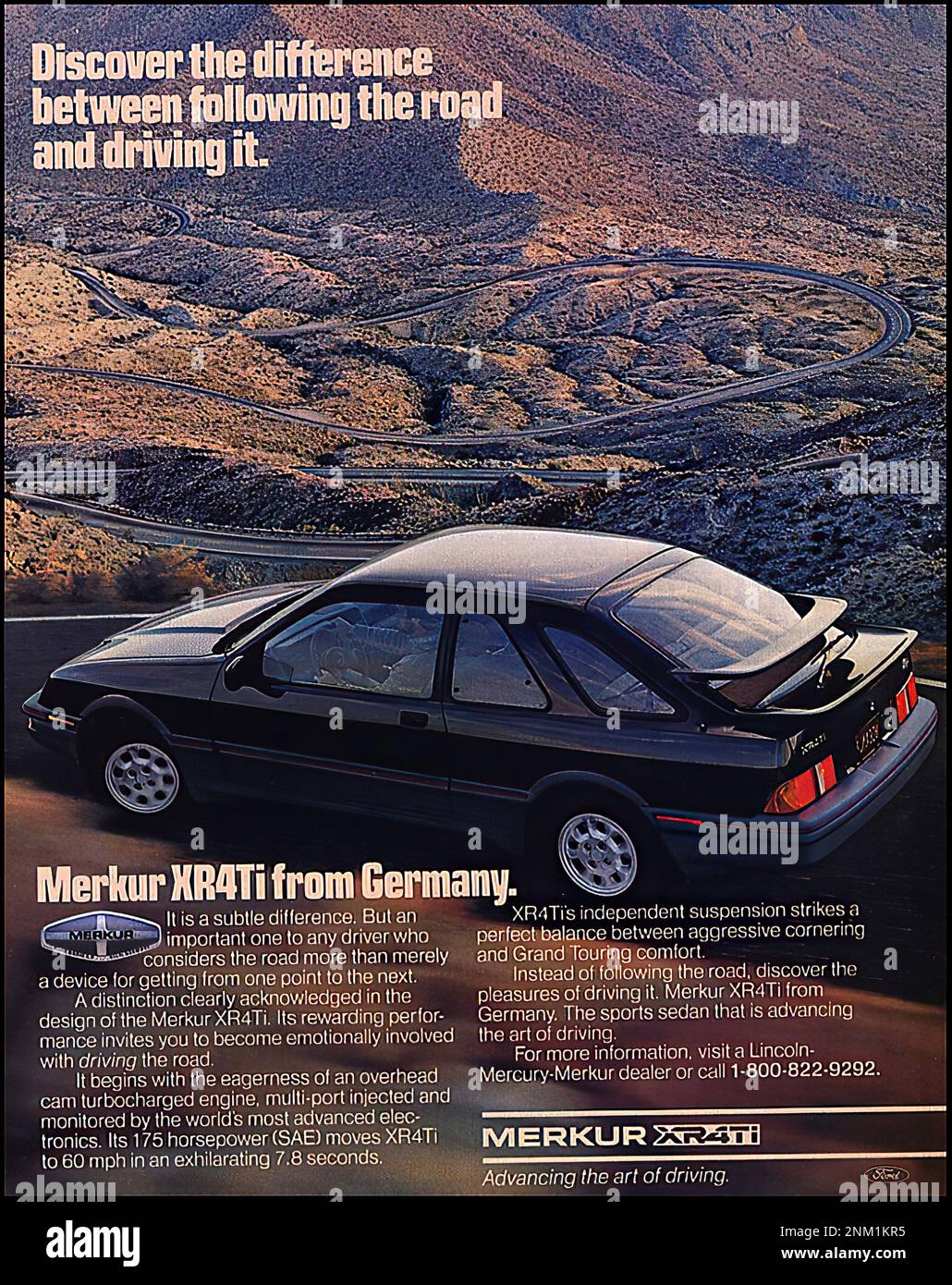 Merkur XR 4 ti - Vintage car advertising Stock Photo - Alamy