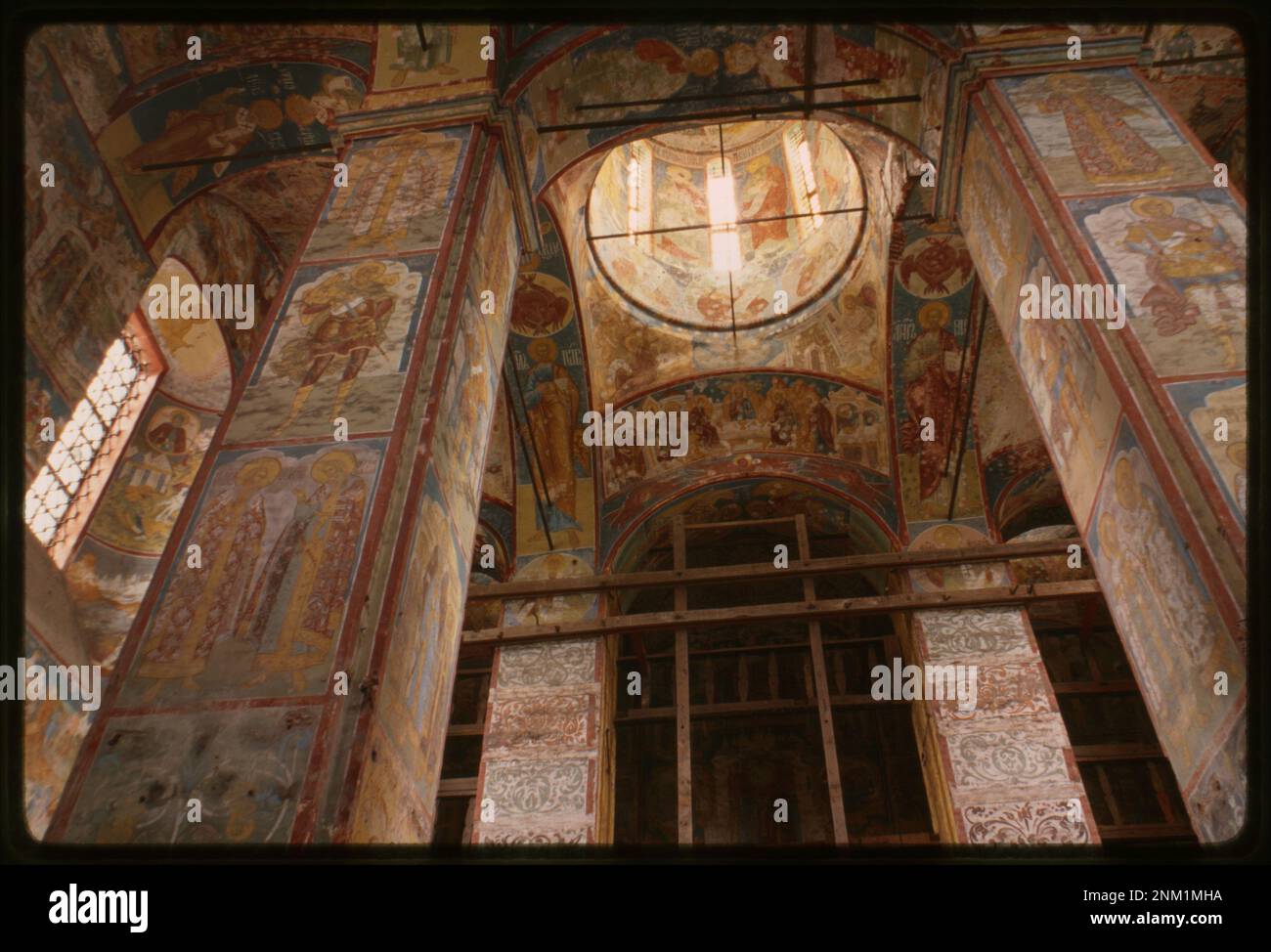 The interior of the Church of Saint Nicholas Mokryi, built between 1665 ...