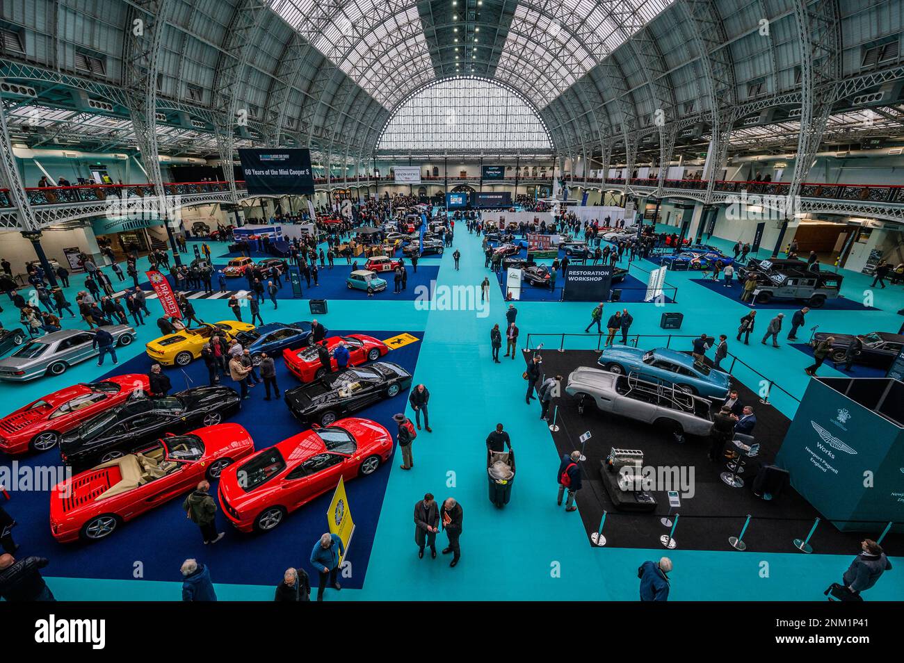London, UK. 24th Feb, 2023. The London Classic Car Show at Olympia. It ...