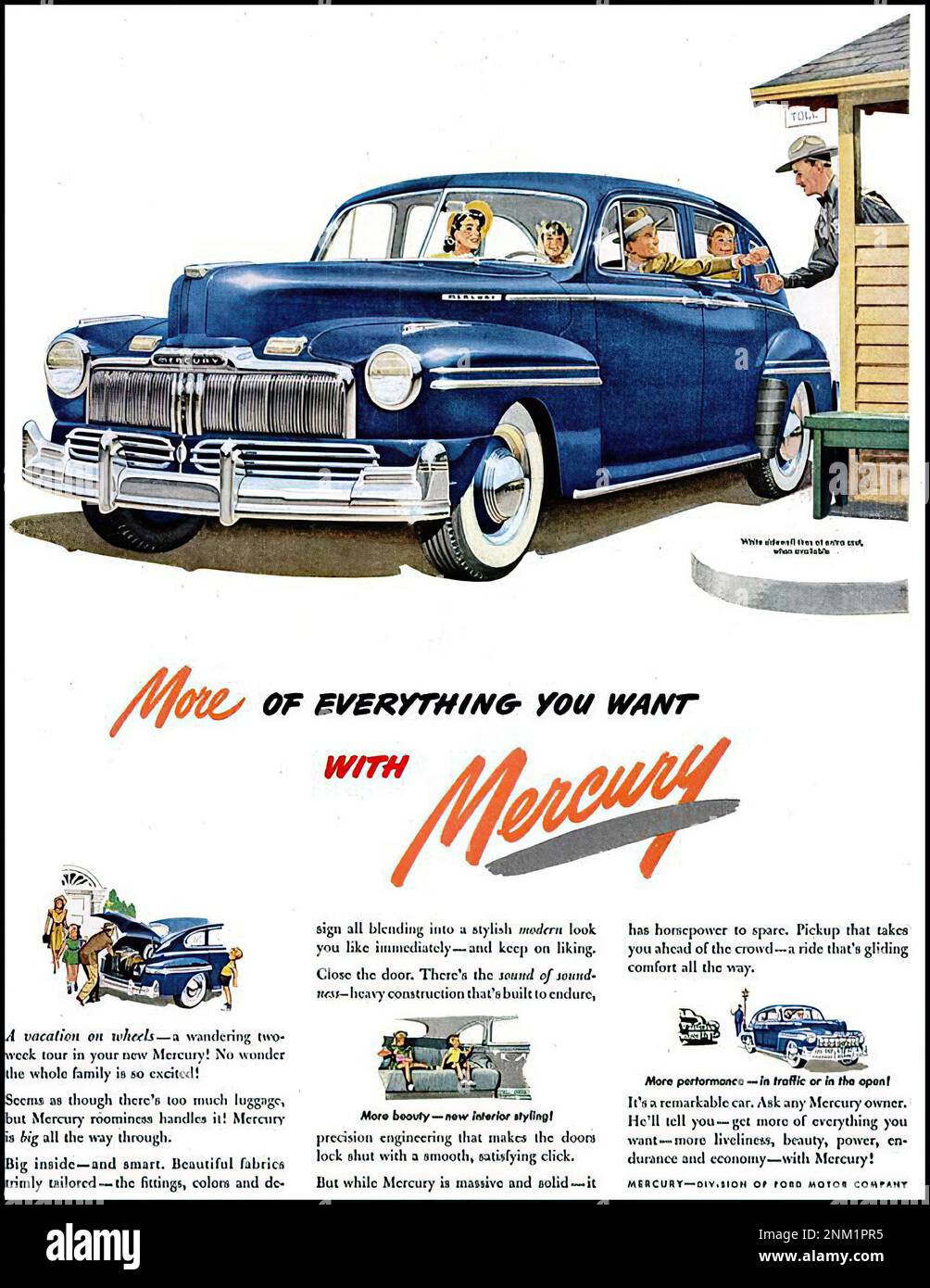 MERCURY (1947) - 06 - Vintage car advertising Stock Photo - Alamy