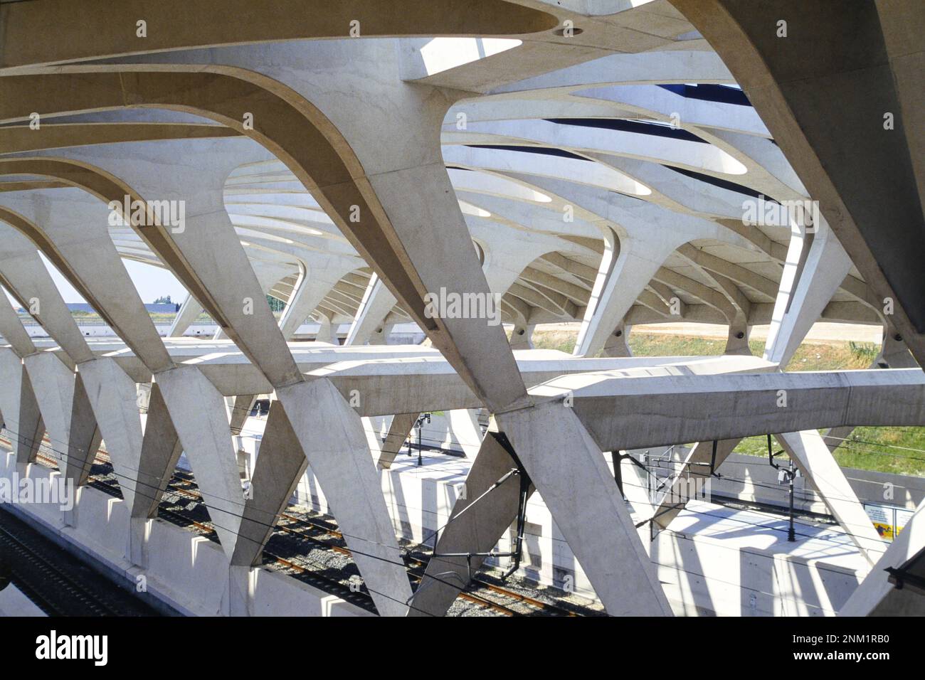 Archives 90ies: Construction site of Satolas railway station, designed ...