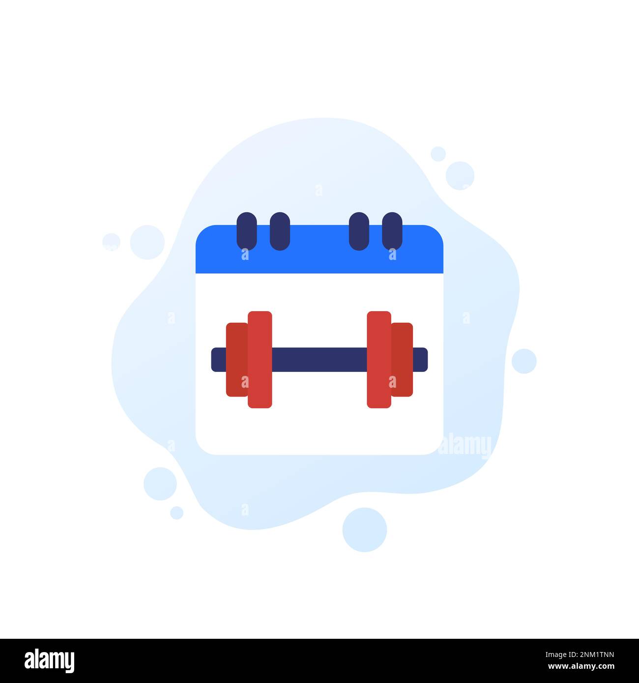 training schedule icon, flat vector Stock Vector Image & Art - Alamy