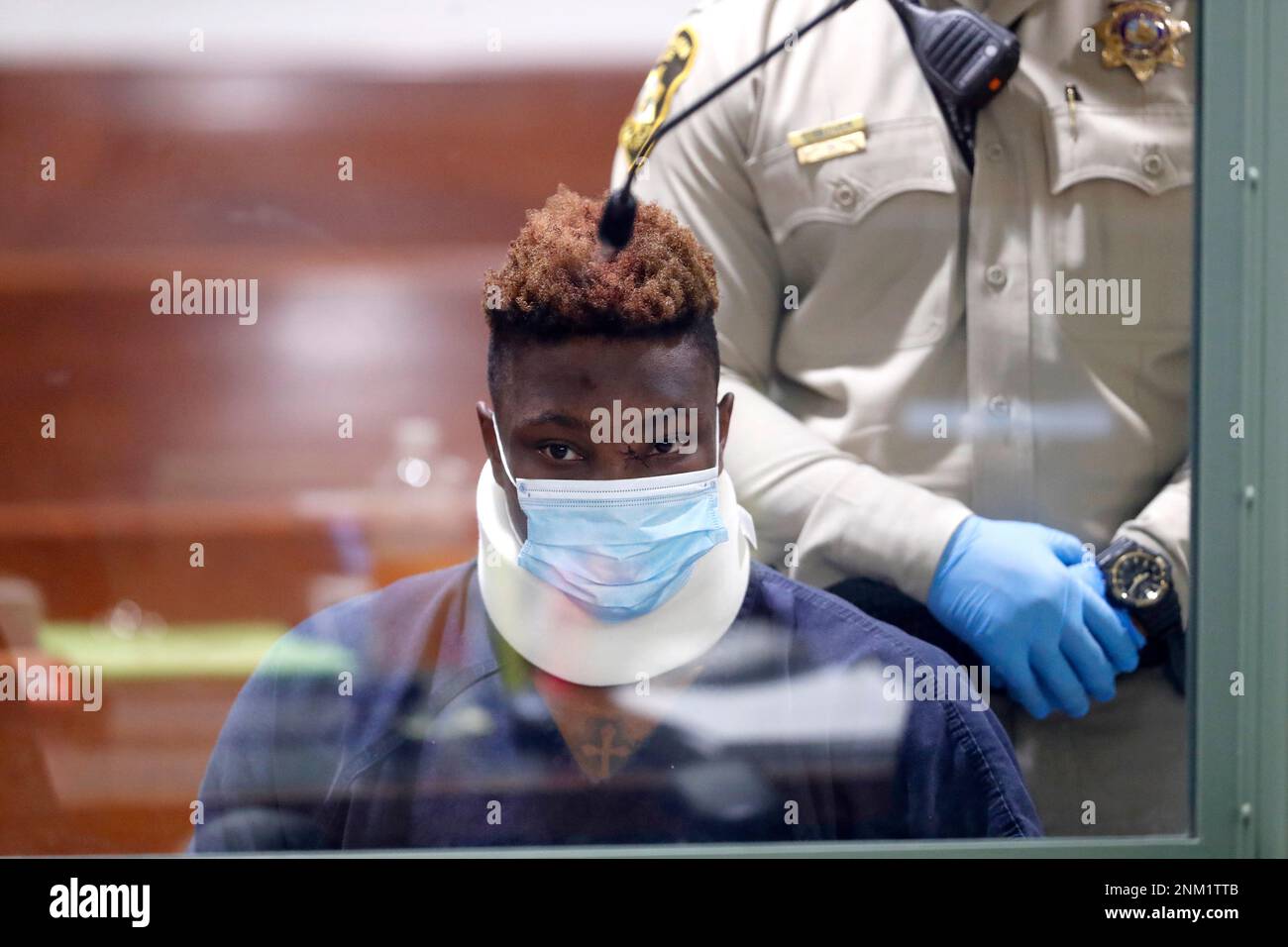 FILE - Former Las Vegas Raiders wide receiver Henry Ruggs III makes an ...