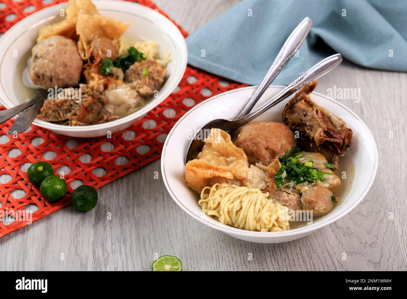 Bakso Tetelan Indonesian Cmeatball Clear Soup With Sliced Beef Or
