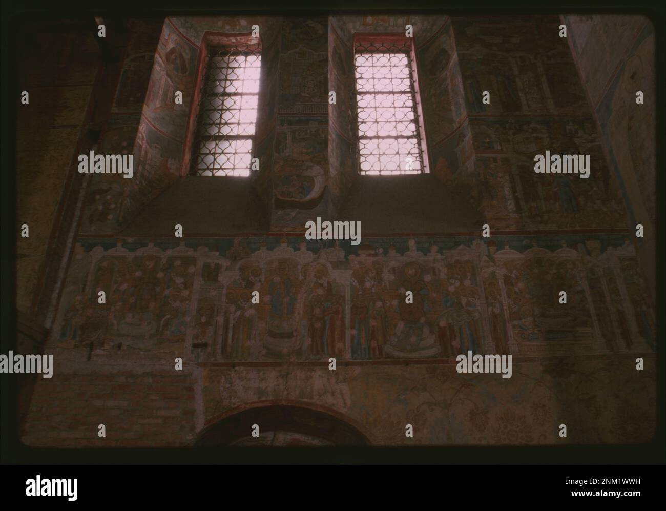 The interior of the Church of Saint Nicholas Mokryi, built between 1665 ...