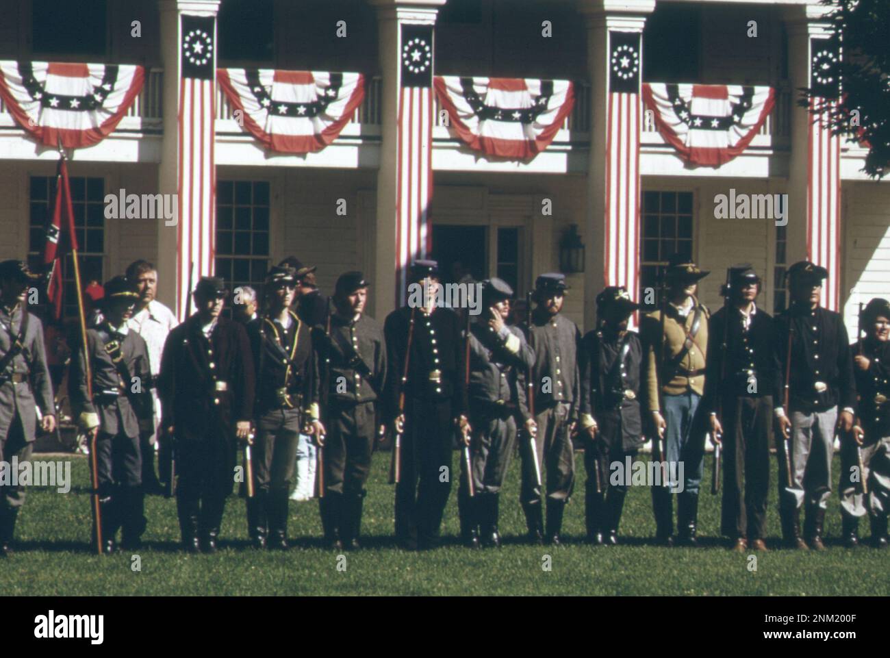 1970s America: Old time rifleman's meet, june 24, 1973, on the ...