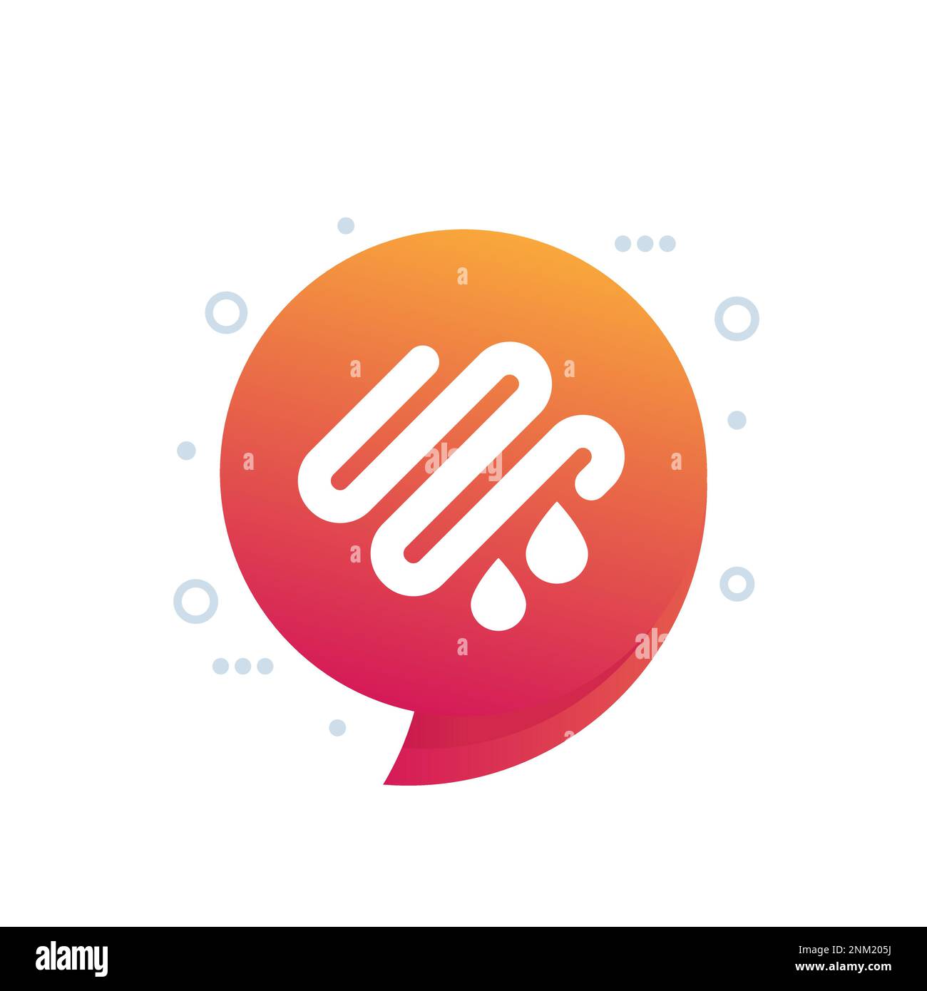 underfloor heating with water icon, vector Stock Vector Image & Art - Alamy