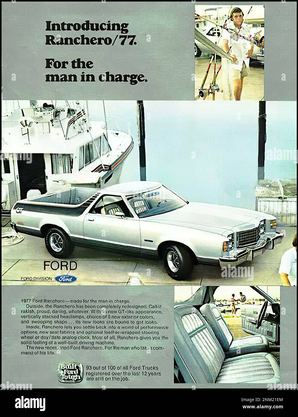 FORD Ranchero (1977) - Vintage car advertising Stock Photo - Alamy
