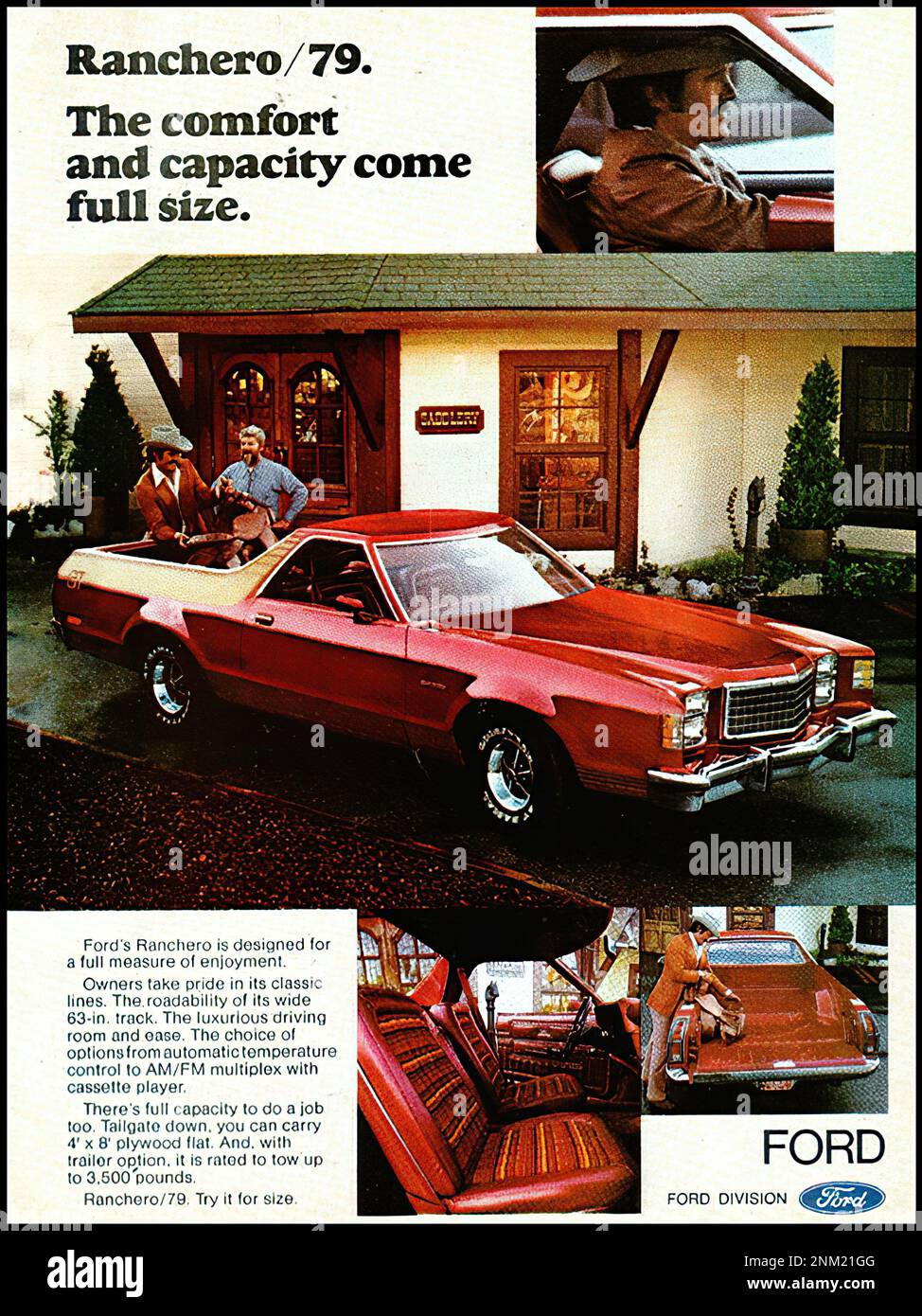 FORD Ranchero (1979) - Vintage car advertising Stock Photo - Alamy