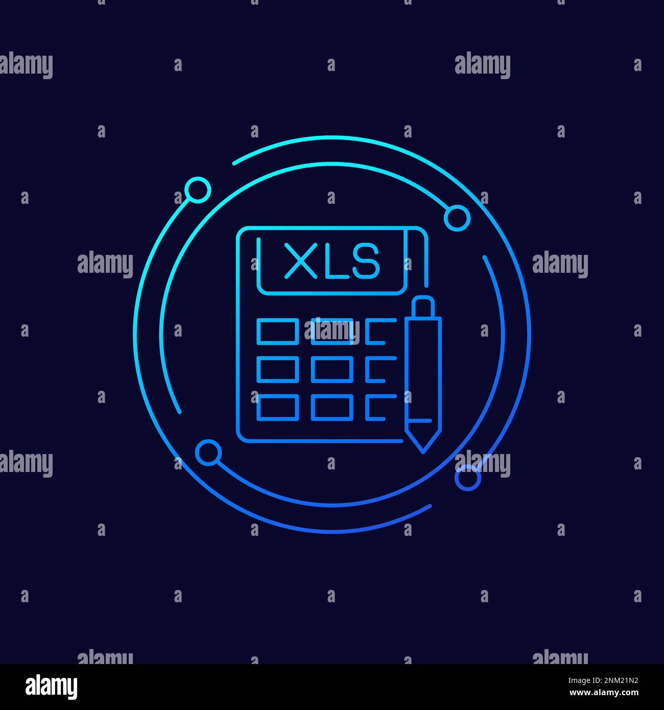 Editable excel icon hi-res stock photography and images - Alamy