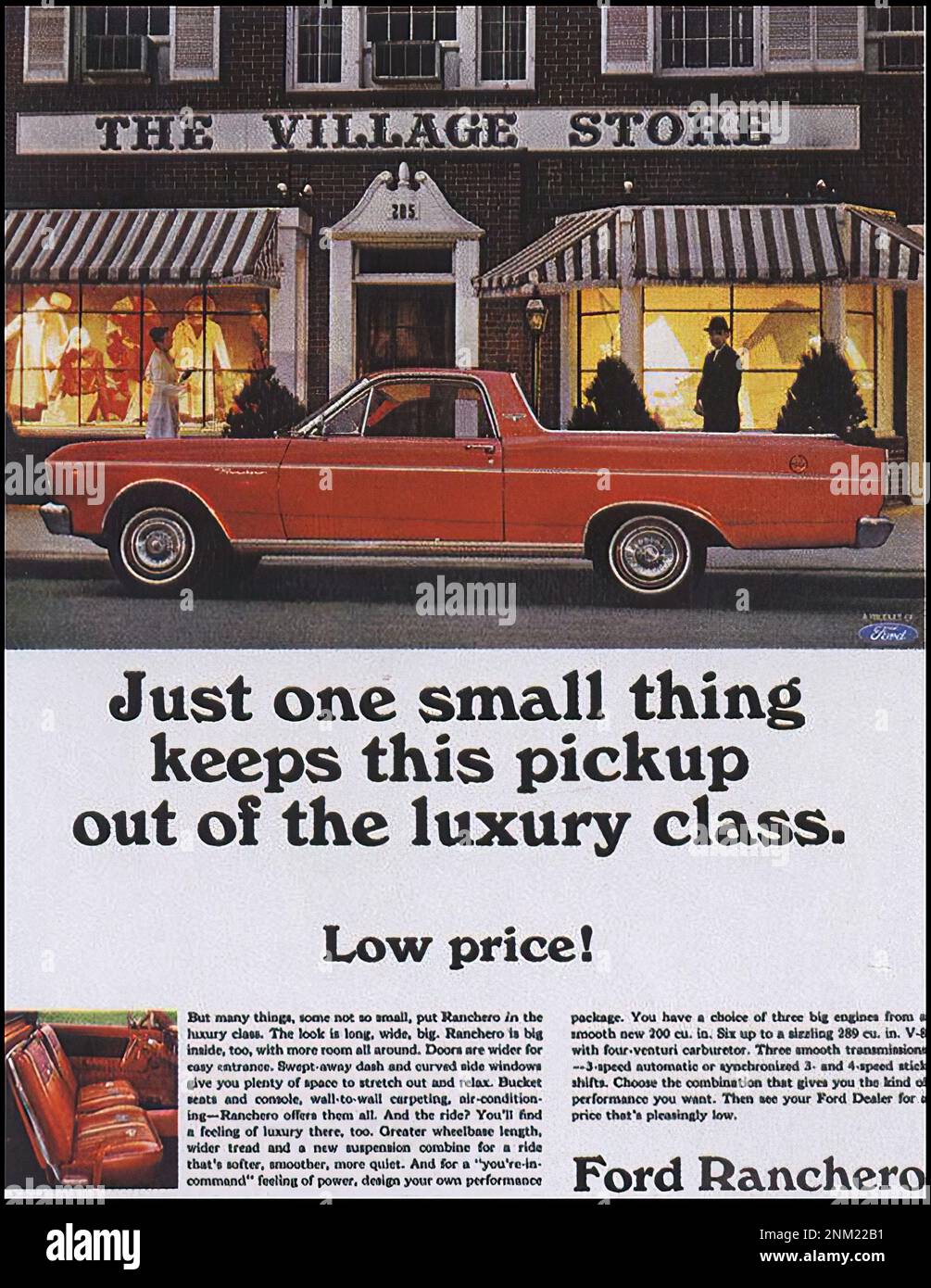 FORD Ranchero (1965) - Vintage car advertising Stock Photo - Alamy