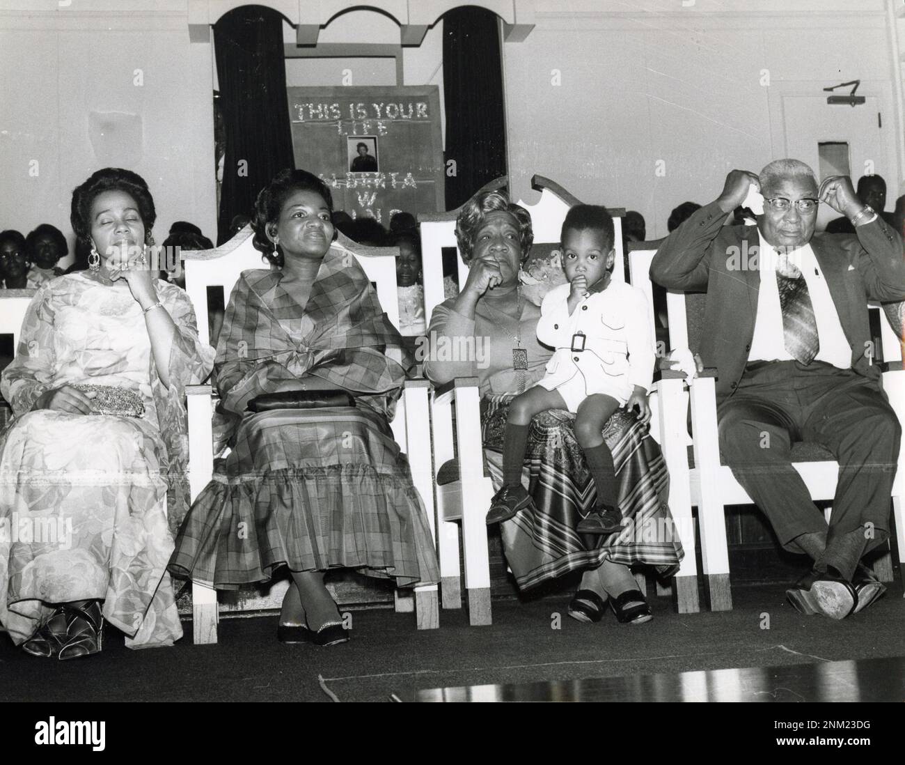 Alberta Williams King with Martin Luther King Sr., Coretta Scott King ...