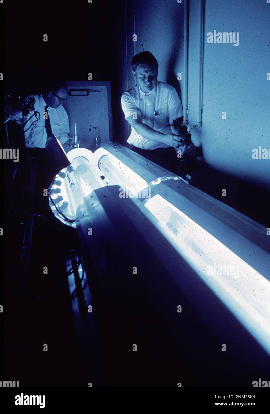 1970s United States: Photochemical tube reactor manufactures smog at ...