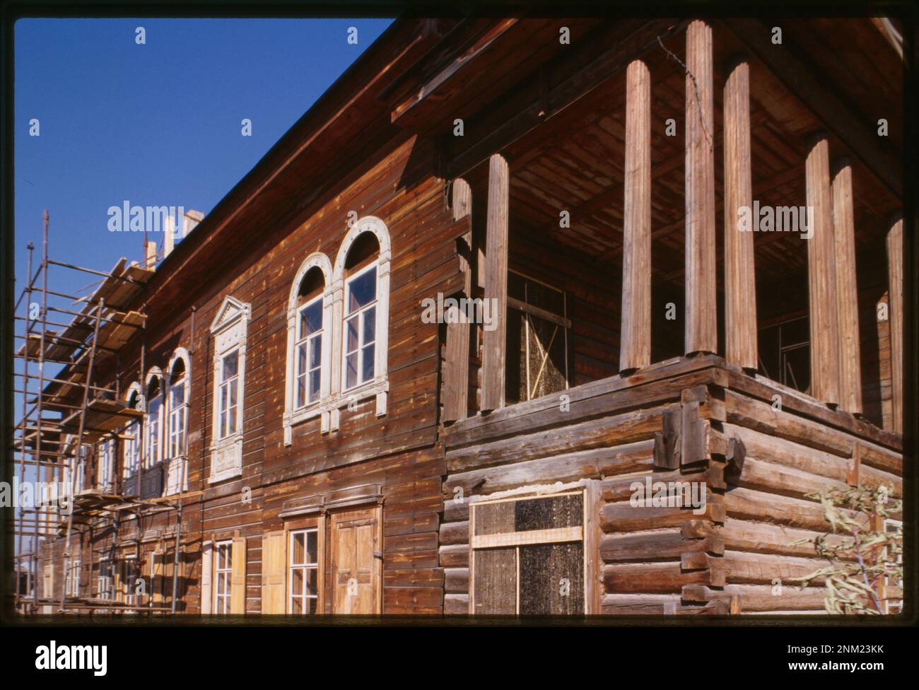 The Kuznetsov House in Irkutsk, built in the mid-19th century, is a ...