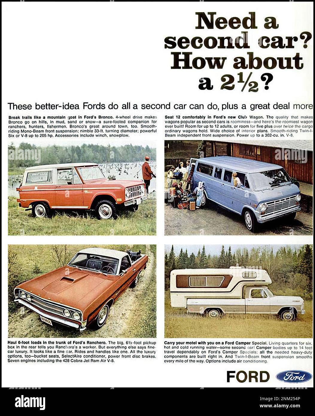 FORD (1969) - Vintage car advertising Stock Photo - Alamy