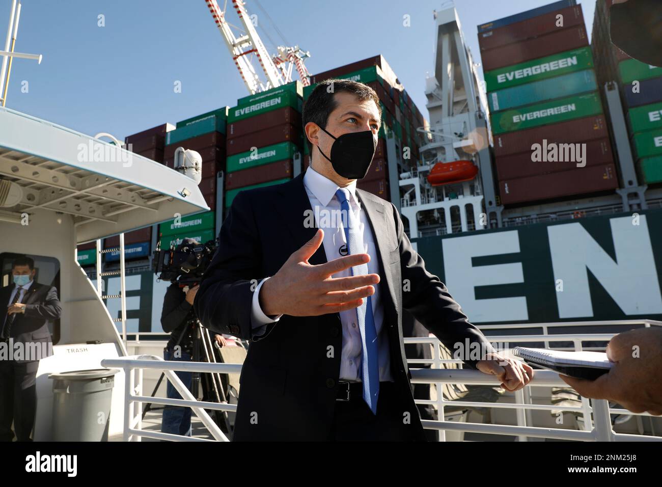 U.S. Department of Transportation Secretary Pete Buttigieg toured the ...