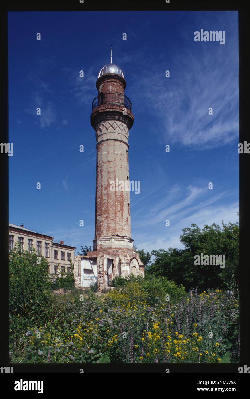 The late 19th-century minaret in Miass, Russia, is a striking feature ...