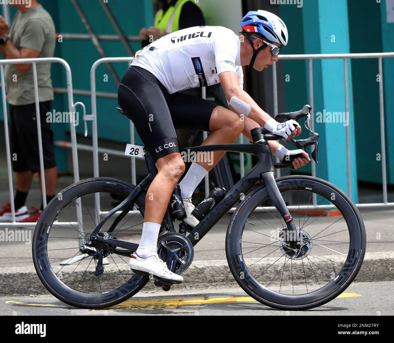 Laurence Pithie, of New Zealand, at the Cycling New Zealand, New ...