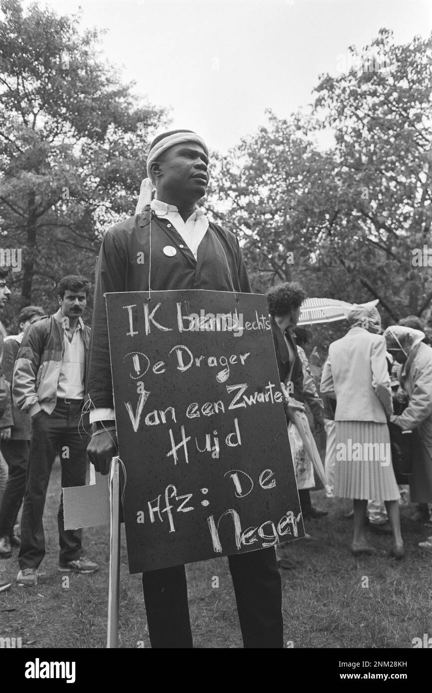 Demonstration against racism and discrimination as conclusion of action ...