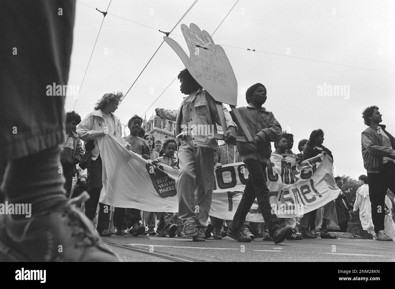 Demonstration against racism and discrimination as conclusion of action ...
