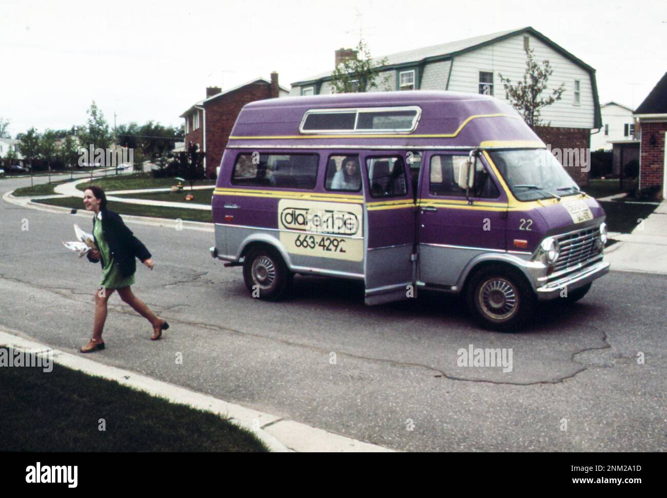 1970s dial a ride bus hi-res stock photography and images - Alamy