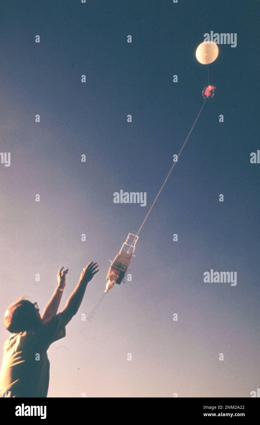 Weather testing balloons hi-res stock photography and images - Alamy