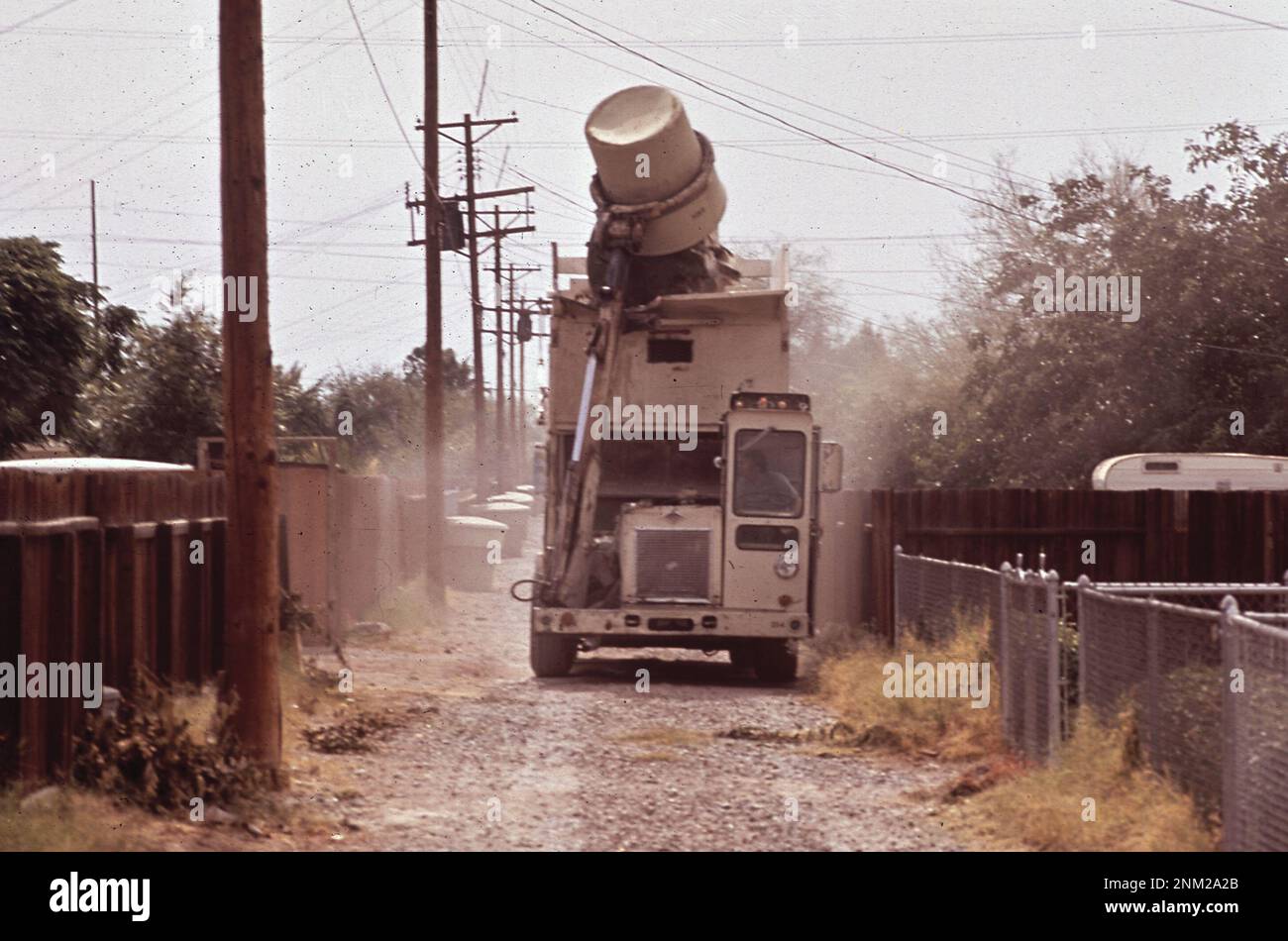 1970s garbage truck hi-res stock photography and images - Alamy