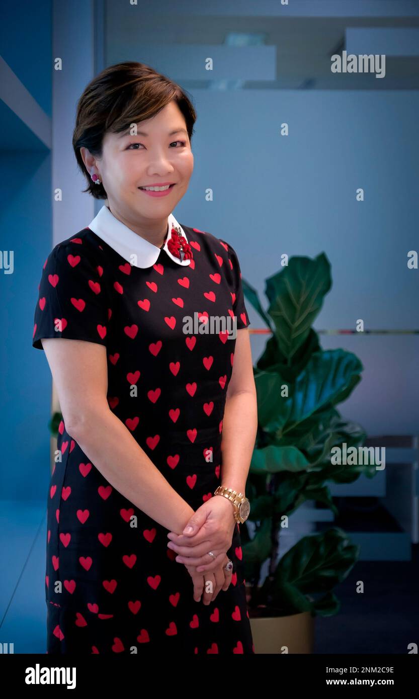 Pearlyn Phau, Group CEO of Aviva Singlife, 24 December 2021. (Singapore ...